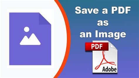 How To Save A Pdf As An Image Using Adobe Acrobat Pro DC In Adobe Adobe Acrobat Acrobatics