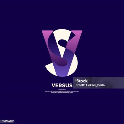 대결 Vs의 밝은 포스터 기호입니다 어두운 배경의 벡터 일러스트레이션 Championship에 대한 스톡 벡터 아트 및 기타