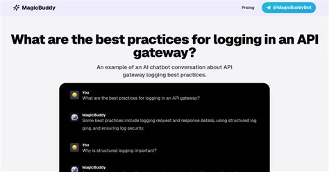 What Are The Best Practices For Logging In An Api Gateway