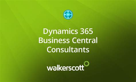 Dynamics 365 Business Central Consultants Australia Walkerscott