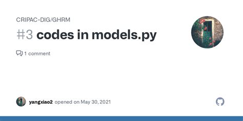 Codes In Models Py Issue 3 CRIPAC DIG GHRM GitHub