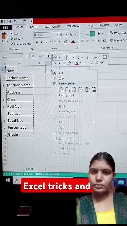 transpose 🖥️ excel exceltips exceltricks computer microsoft trndingshorts youtubeshorts