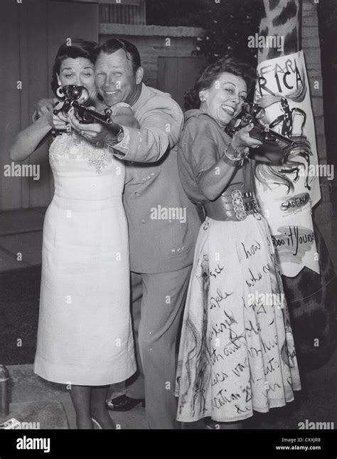 Roy Rogers With Joan Winchell And Texanasupplied By Photos Inc