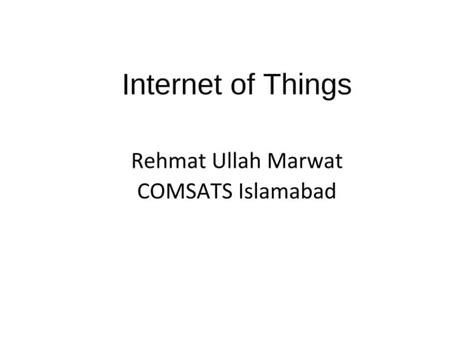 Introduction To Internet Pptx