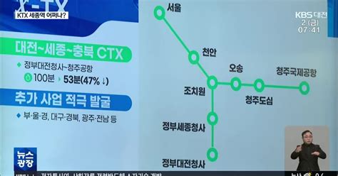 Ctx 세종청사역 생기면ktx 세종역 어쩌나