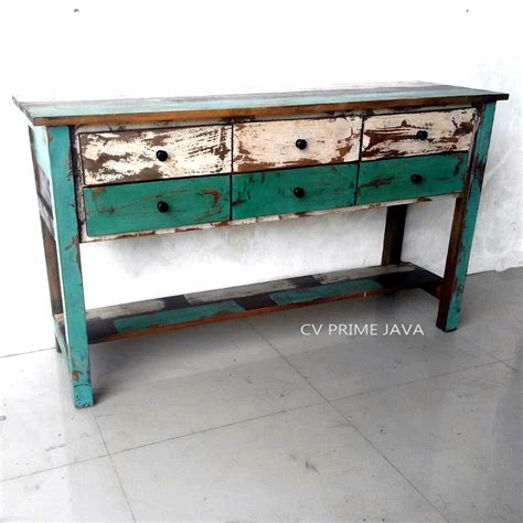 Console Table 6 Dwr 130x40x75 Cm Cv Prime Java Indonesia
