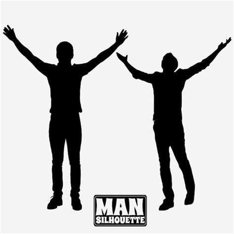 Hands In The Air Silhouette