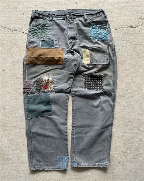 Dickies × Vintage Vintage Sashiko Reworked Pants Grailed