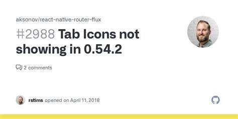 tab icons not showing in 0 54 2 · issue 2988 · aksonov react native router flux · github