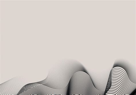 Abstract Concentric Circle Pattern Black And White Color Rings Abstract Sound Wave Vector