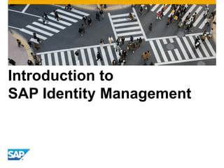 SAP Identity Management Overview PDF
