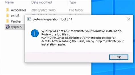Sysprep Was Not Able To Validate Your Windows Installation In Windows