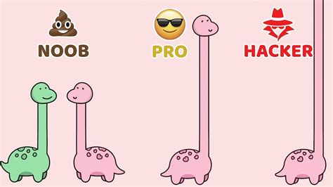 NOOB Vs PRO Vs HACKER Like A Dino Dina YouTube