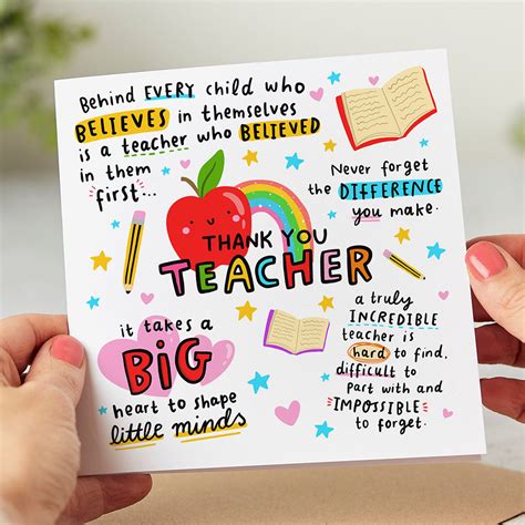 Thank You Teacher Messages