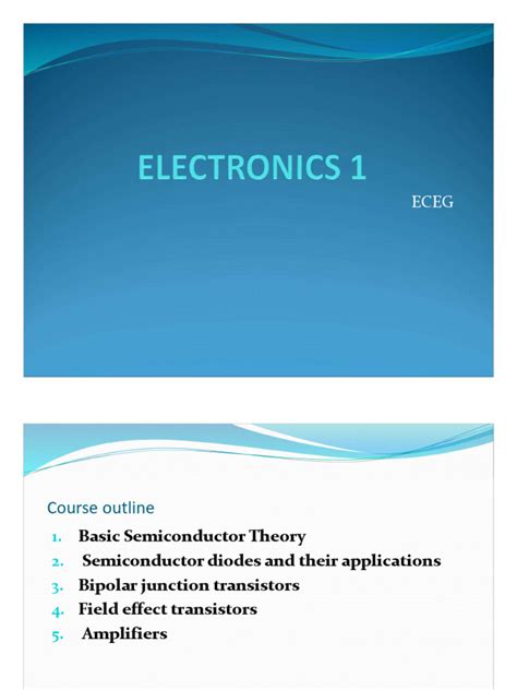 Ch 1 Electronics 1 Pdf