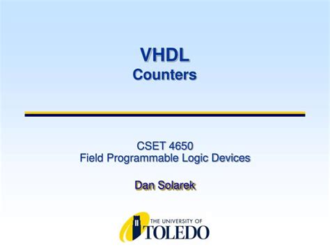 PPT CSET 4650 Field Programmable Logic Devices PowerPoint Presentation ID 1795648