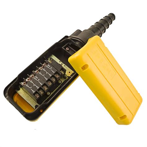 Pendant Control Station Xac A2713 Emergency Stop Hoist Pushbutton Switch Control Box