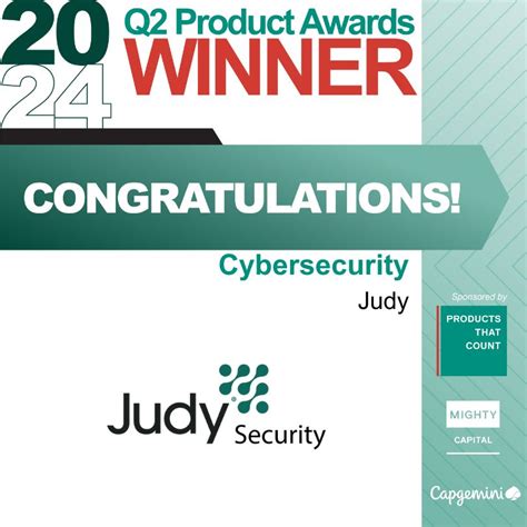 judy security on linkedin meetjudy cybersecurity productmanagement 2024productawards