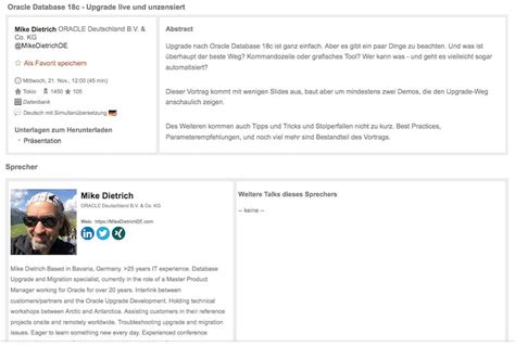 Doag Conference 2018 In Nuernberg Upgrade And Autoupgrade Talk