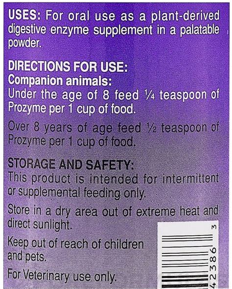 Prn Pharmacal Prozyme Powder Supplement For Dog And Cats 200 G