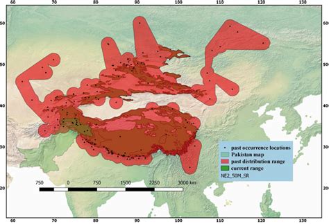 Snow Leopards Habitat Map