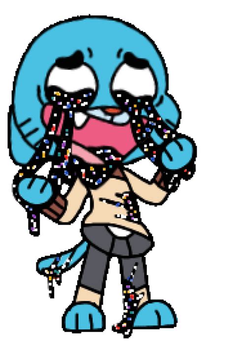 corrupted gumball idol learning with pibby by oougiethedino on deviantart