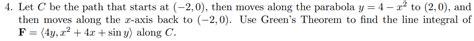 solved 3 let c be the path parameterized by r t 2 cost