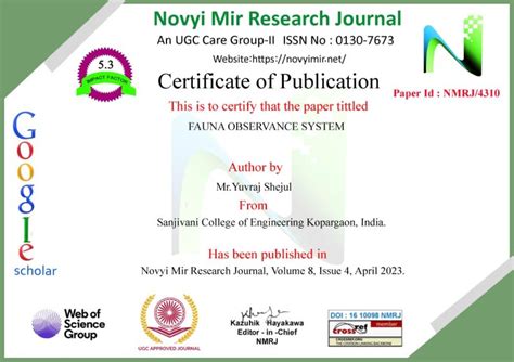Yuvraj Shejul On Linkedin Research Academicachievement