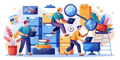 Teamwork Collaboration And Data Analysis Premium Ai Generated Vector