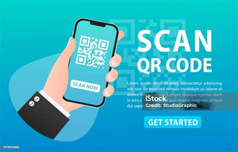 Qr 코드 스캔 서비스 배너 유효성 검사 개념입니다 스마트 폰 및 Qr 코드를 스캔하여 결제 및 랜딩 페이지 템플릿 Ui 웹 앱