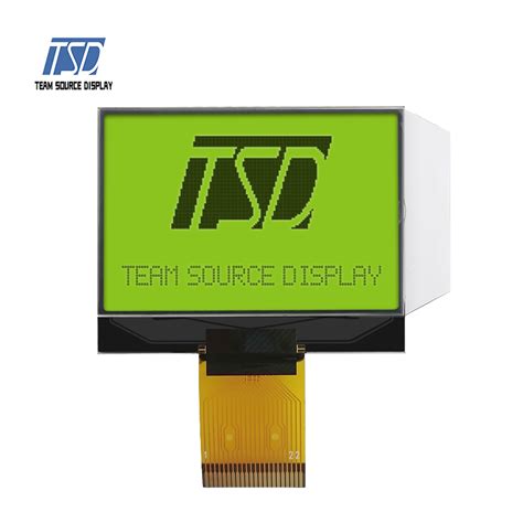 TSG12864 007 128x64 COG Mono LCD Module FPC Connector For Home Application Dongguan Team