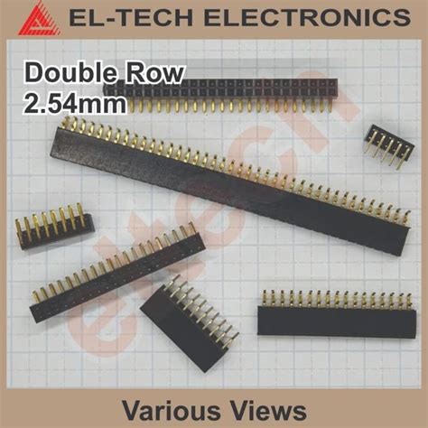 Jual 80 80p 80pin P Pin Right Angle Header Socket Double Row Fhds Siku Elt3ch Buru Order