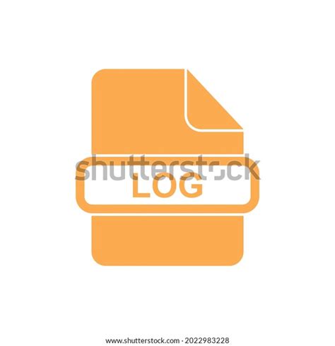Log File Format Icon Vector Sign Stock Vector Royalty Free 2022983228 Shutterstock