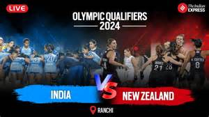 India Vs New Zealand Highlights Fih Hockey Olympic Qualifier Ind Beat