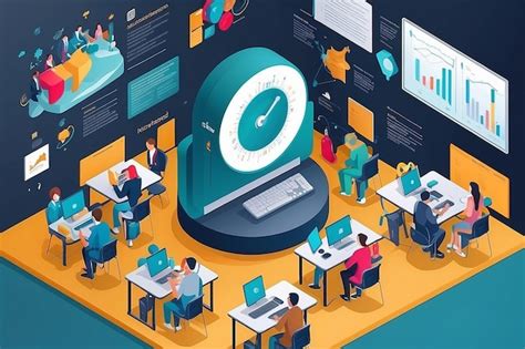 Premium Photo Teaching And Research College Infographic Tutorial Online Courses Seminar Class