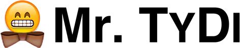 Github Castorinimrtydi Mr Tydi Is A Multi Lingual Benchmark Dataset Built On Tydi