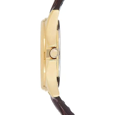 Jual Casio Jam Tangan Wanita Casio General Ltp 1183q 9adf Ladies Gold Dial Brown Leather Band