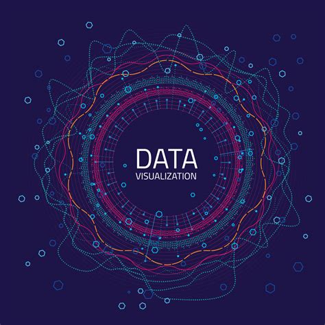 data graphic visualization big data analytics visualization with lines