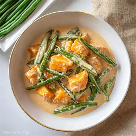 Ginataang Kalabasa At Sitaw Squash And String Beans In Coconut Milk