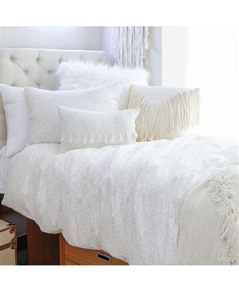 Dormify Leopard Duvet Cover And Sham Set Light Natural Twintwin Xl