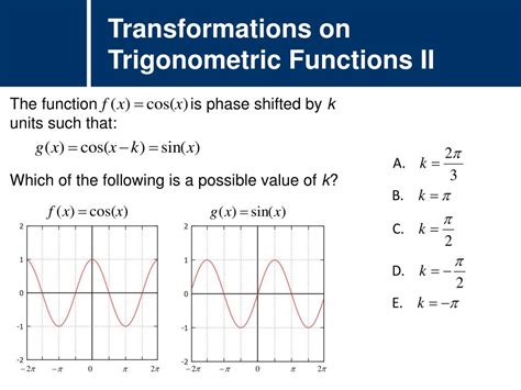Ppt Mathematics Transformation On Trigonometric Functions Powerpoint