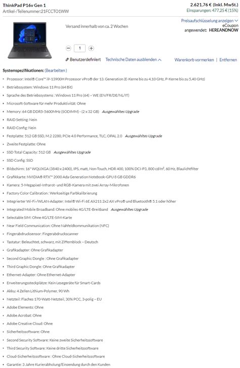 Lenovo ThinkPad P Gen Vs P V Gen Vs P Gen ComputerBase Forum