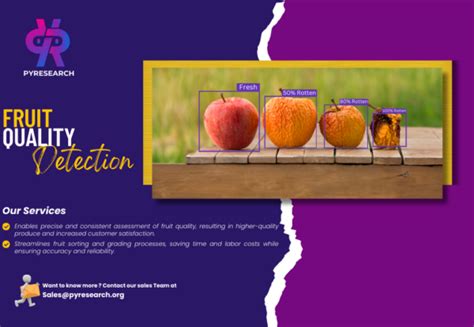 Fruit Quality Detection System Using Artificial Intelligence Pyresearch