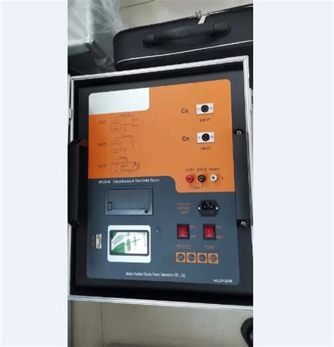 Htjs M Automatic Capacitance And Dissipation Factor Tester 10kv Transformer Tan Delta Meter