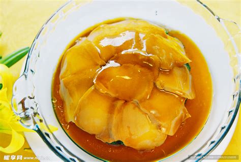 鲍汁扒百灵菇摄影图 传统美食 餐饮美食 摄影图库 昵图网