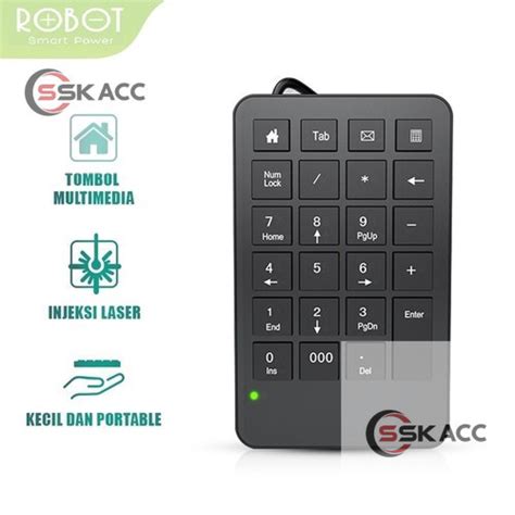 Jual Robot Rk01 Keyboard Numerik Kabel Keypad Angka Numeric Original Sskacc Komputer Shopee
