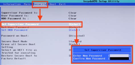 How To Set And Use Bios Or Uefi Password On Windows 10 Computer Images