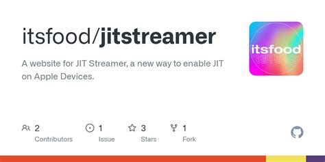 GitHub Itsfood Jitstreamer A Website For JIT Streamer A New Way To