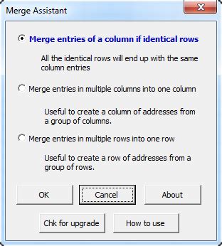 Merge Assistant For Microsoft Excel