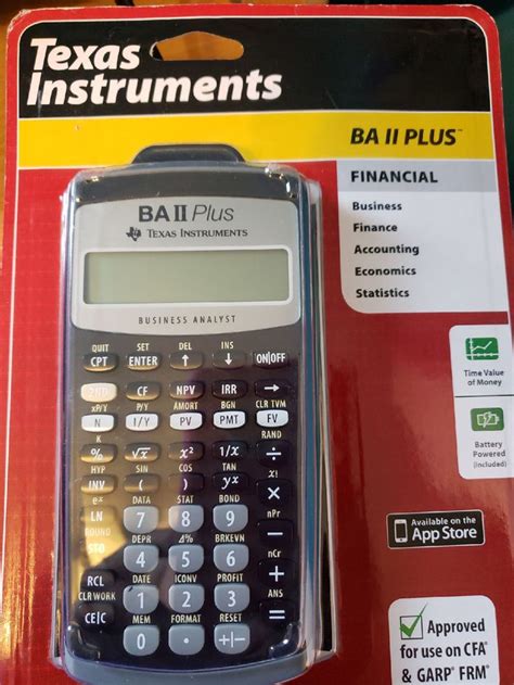 TI BA II PLUS Financial Calculator NEW Financial Calculator Financial Calculators Calculator